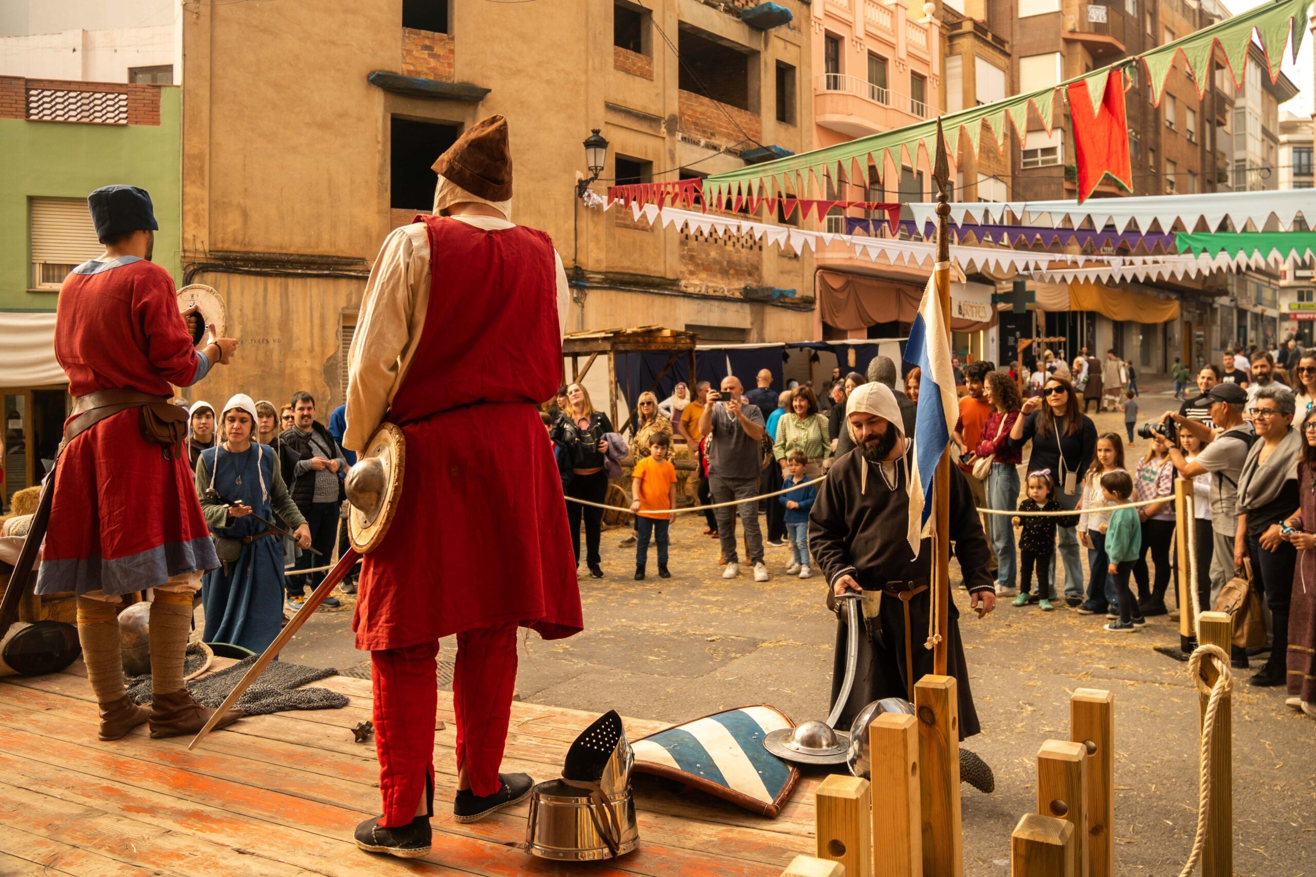 Todo preparado para Al-Qura Medieval en Alcora